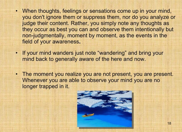 Mindfulness & Acceptance Powerpoint | PPT