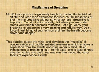 Mindfulness & Acceptance Powerpoint | PPT