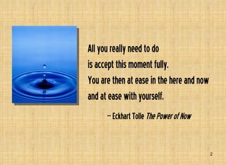 Mindfulness & Acceptance Powerpoint | PPT