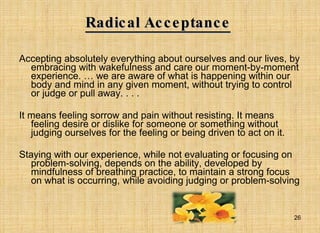 Mindfulness & Acceptance Powerpoint | PPT