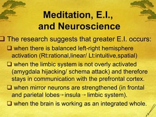 Mindfulness and EI Quotient.ppt