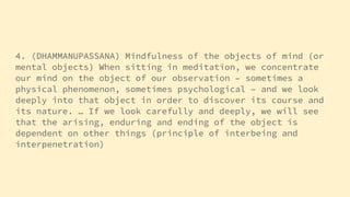 Mindfulness and mental health | PPTX