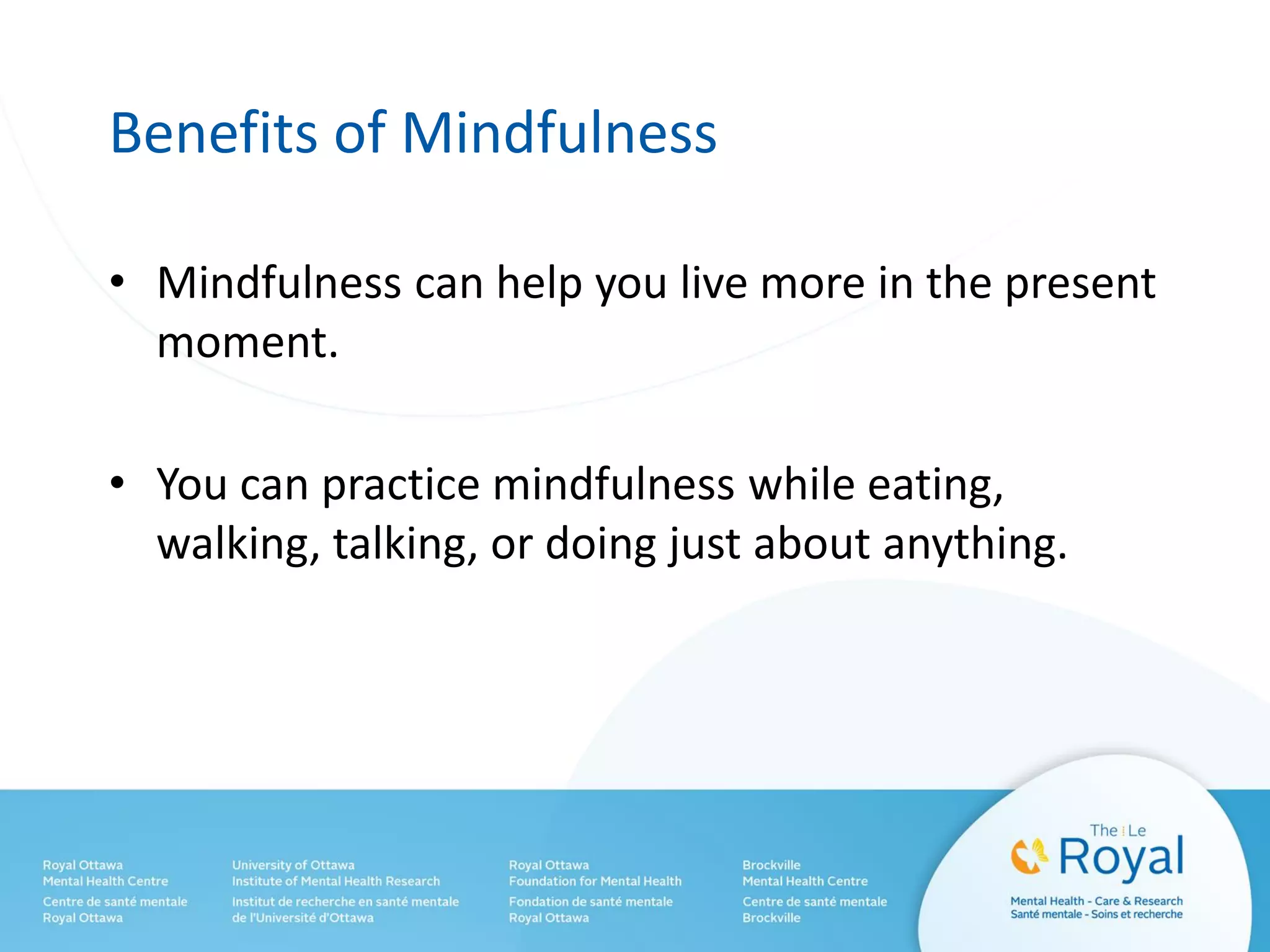 Mindfulness and Mental Health | PDF