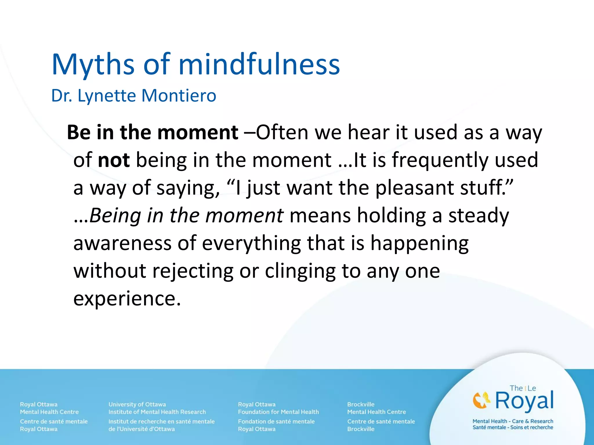 Mindfulness and Mental Health | PDF