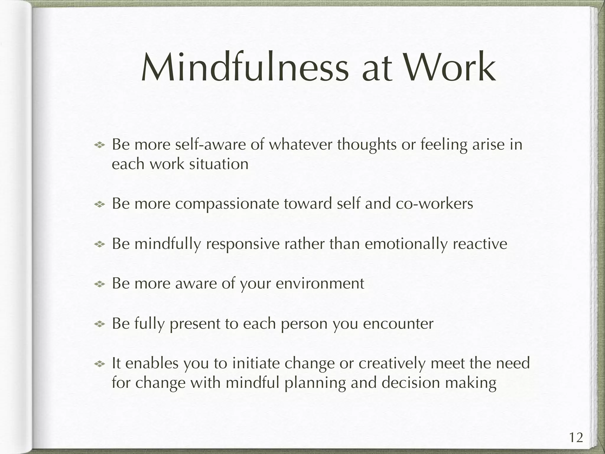 Mindfulness at work | PDF