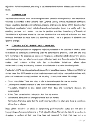 Mindfulness coaching model | PDF