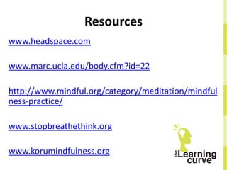 Increasing Awareness with Mindfulness Practice | PPTX