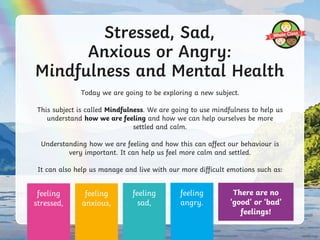 Mindfulness for Mental Health Lesson Presentation.ppt