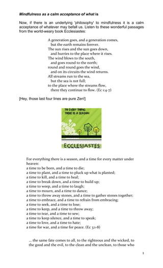 MINDFULNESS IN THE BIBLE | PDF