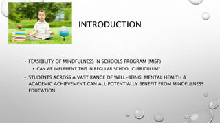 Mindfulness & Education | PPTX