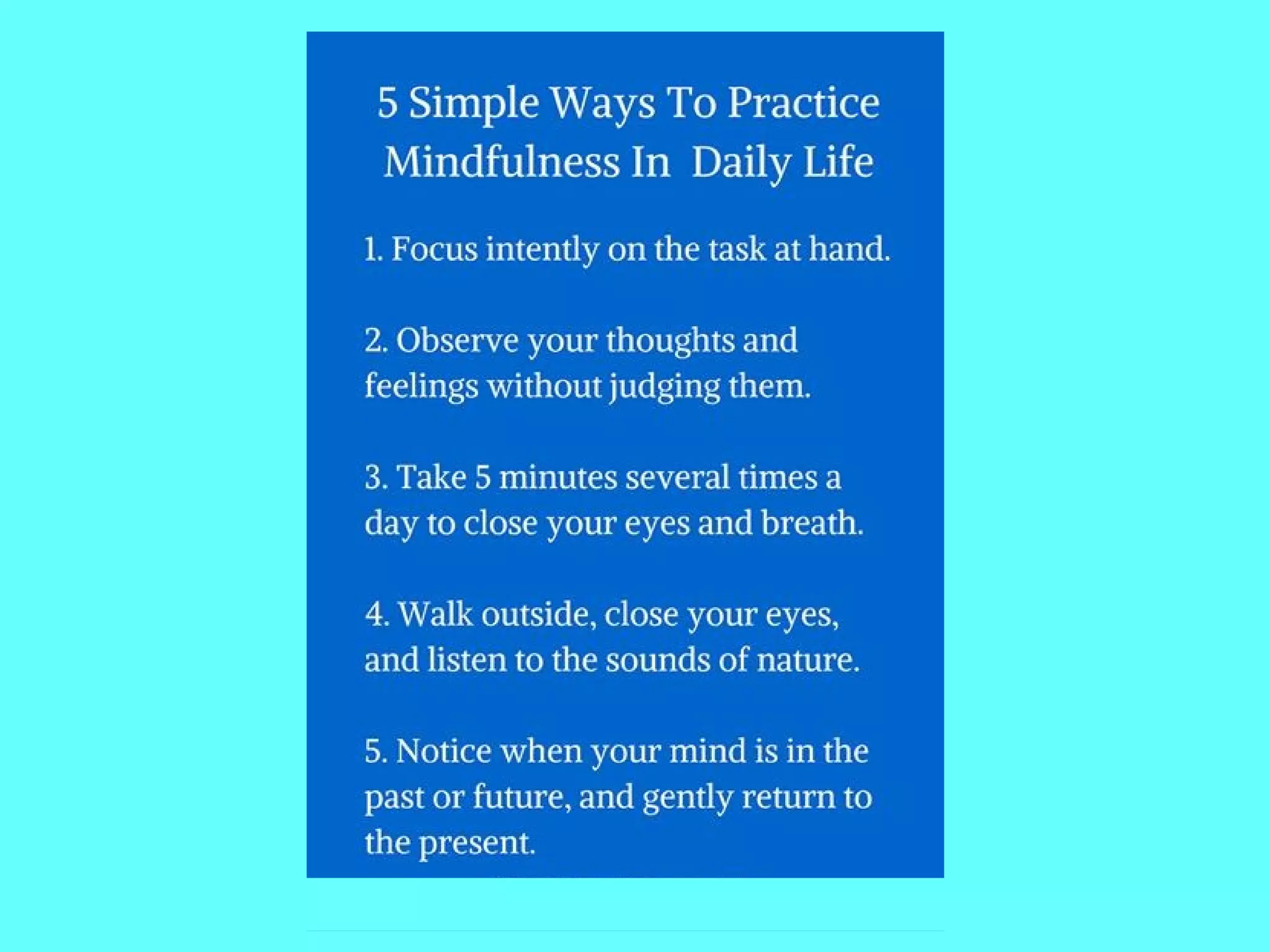 MINDFULNESS Matters | PPT