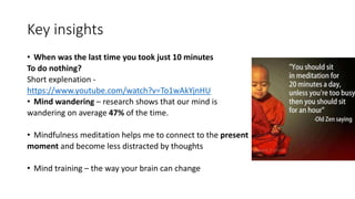 Mindfulness meditation | PPTX