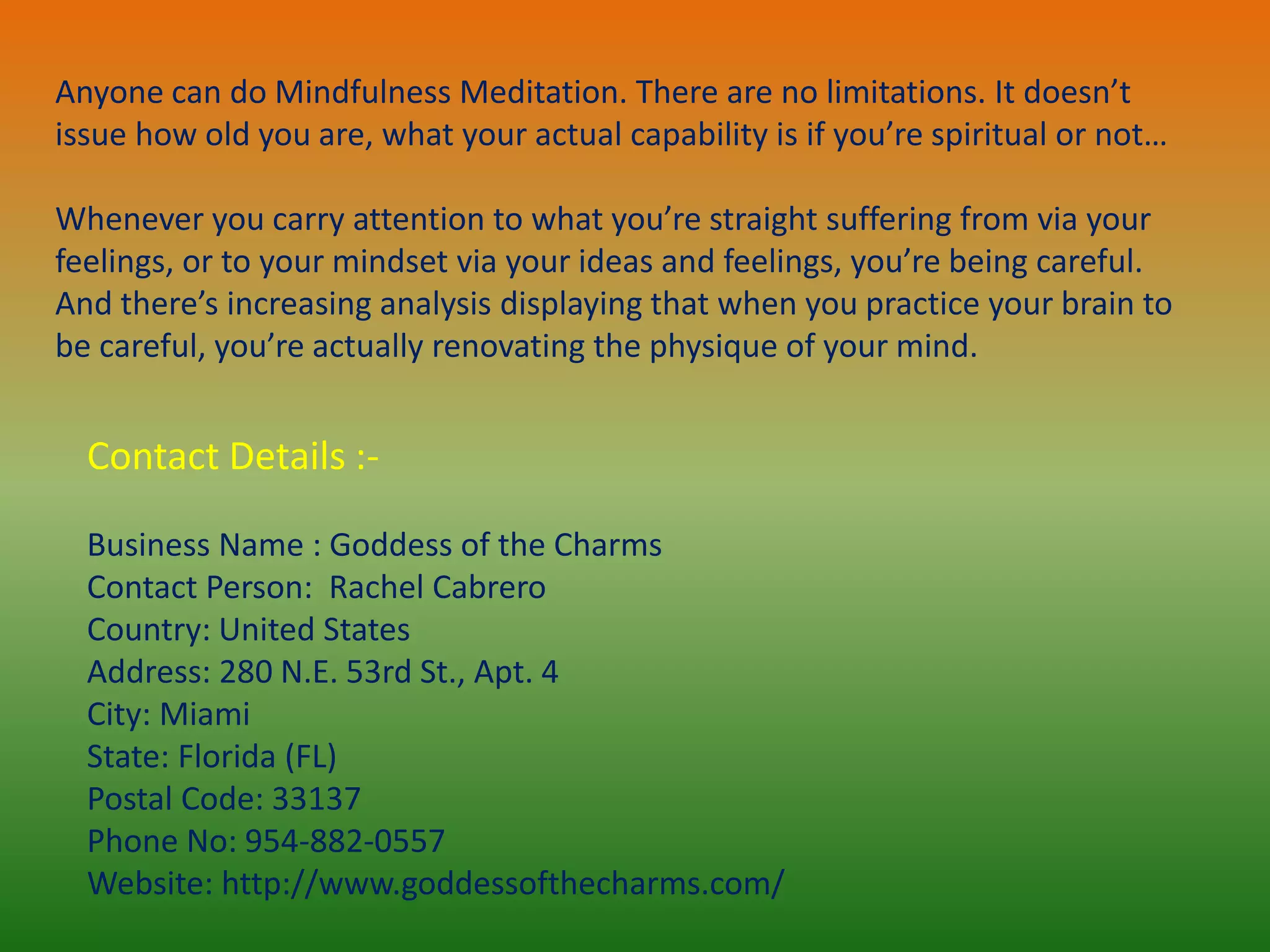 Mindfulness meditation | PPT Mindfulness meditation | PPT