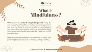 Mindfulness Meditation for Mental Well-Being - Practice, Benefits, and ...