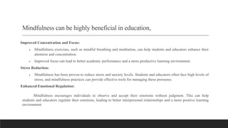 Mindfulness Practices for Stress Reduction and Mental Clarity | PPTX