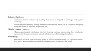 Mindfulness Practices for Stress Reduction and Mental Clarity | PPT