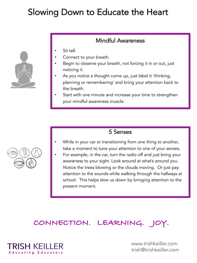 Mindfulness practices for educators | PDF