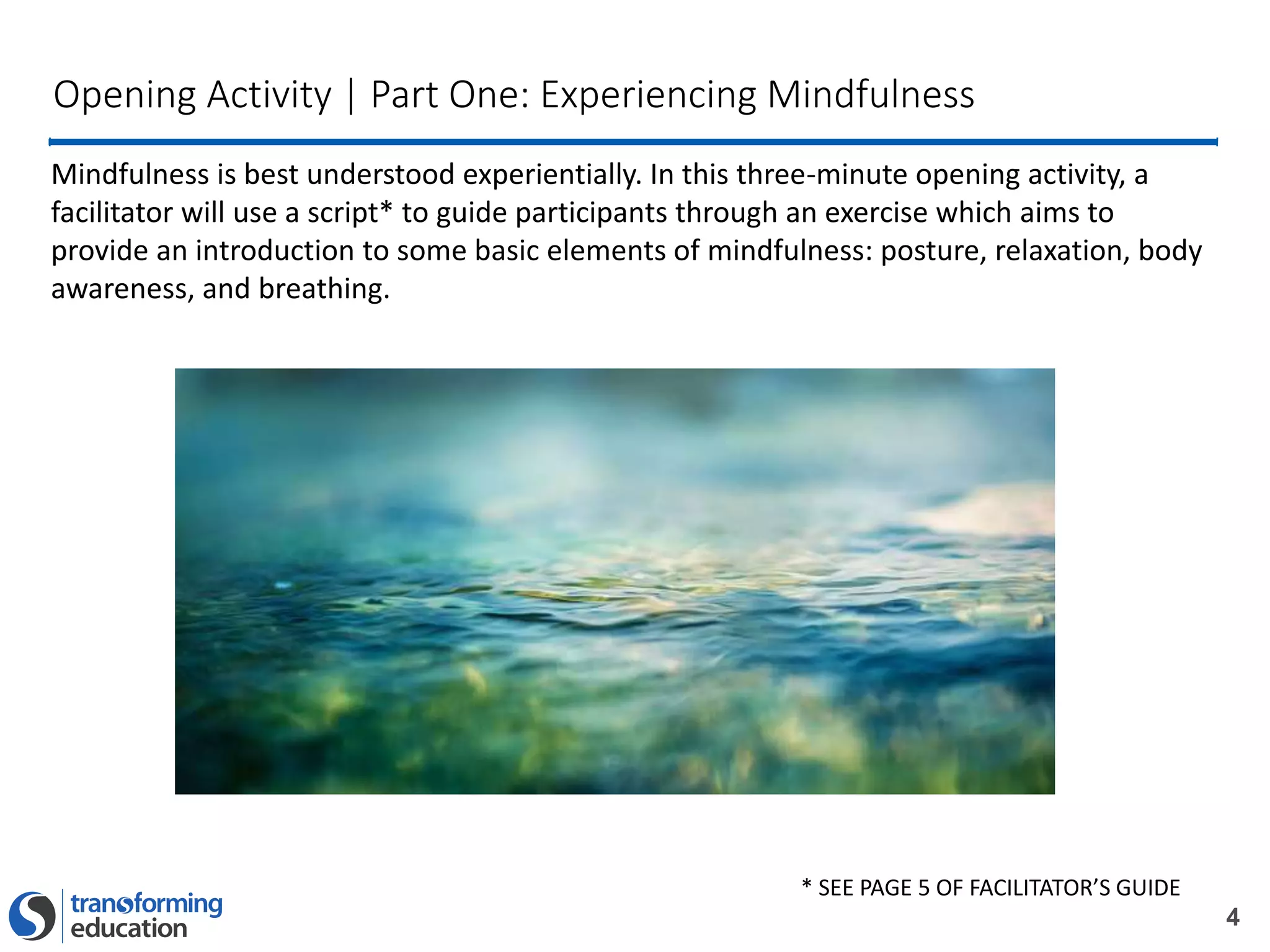 Mindfulness presentation | PPTX