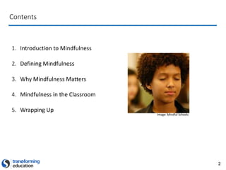 Mindfulness presentation | PPTX