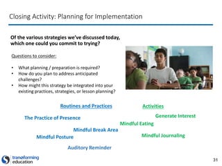 Mindfulness presentation | PPTX