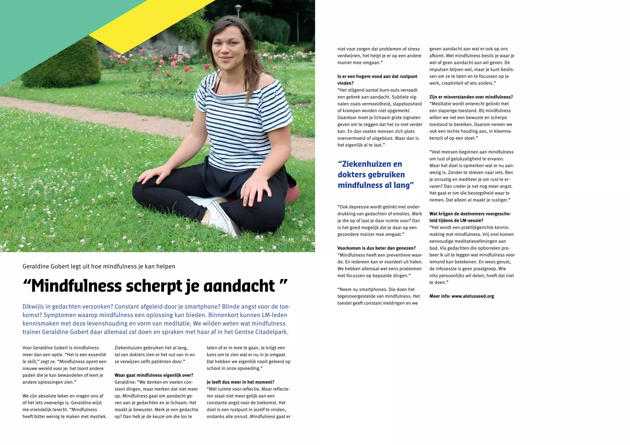 Mindfulness scherpt je aandacht lm liberale mutualiteit | PDF