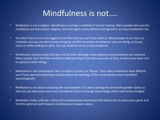 Mindfulness session | PPT