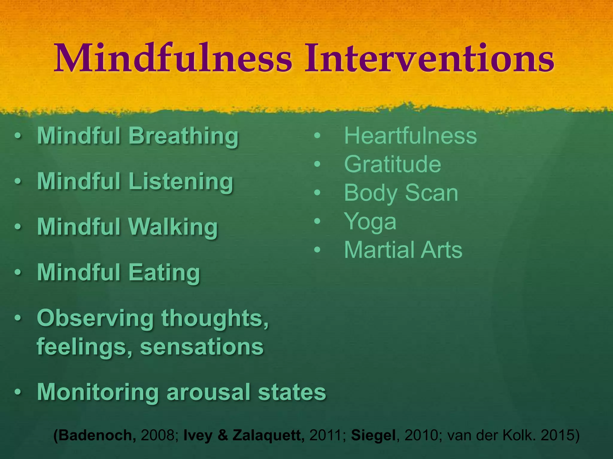 Mindfulness & Social-Emotional Learning in School | PPTX