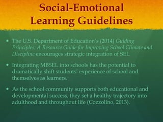 Mindfulness & Social-Emotional Learning in School | PPTX