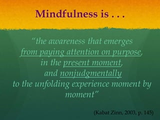 Mindfulness & Social-Emotional Learning in School | PPTX