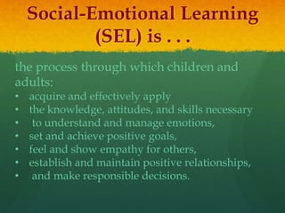 Mindfulness & Social-Emotional Learning in School | PPTX