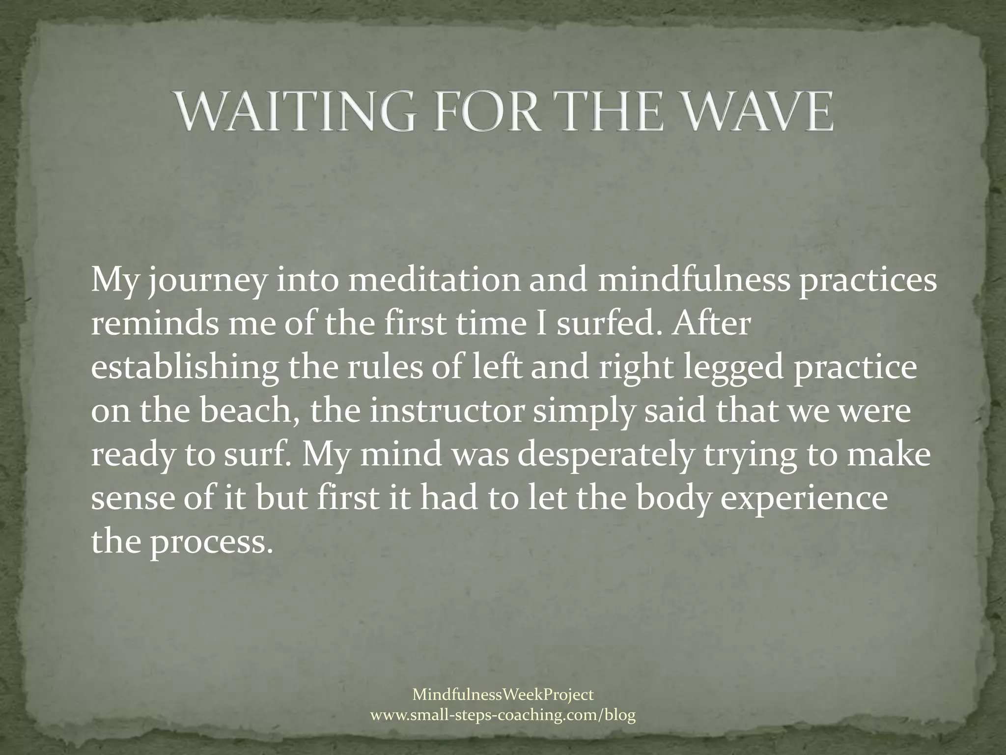 Mindfulness Week Project | PPT