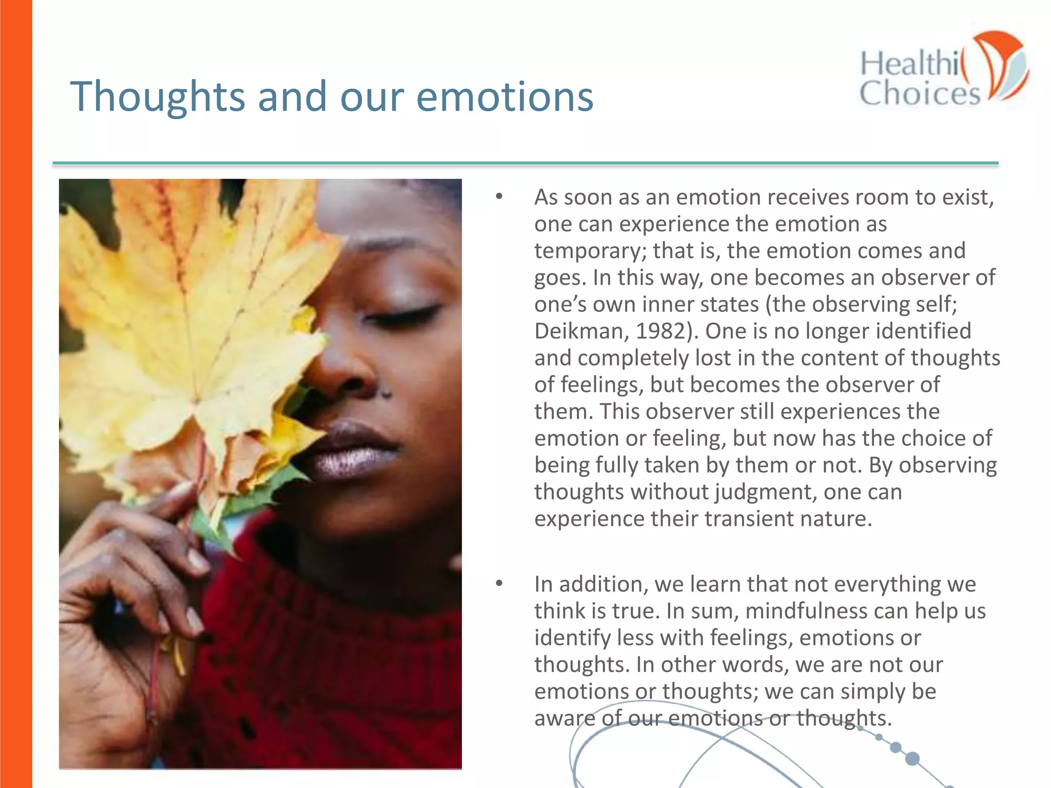 introduction- Mindful wellbeing | PPTX