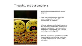 Mindful wellbeing introduction part 5 | PPTX