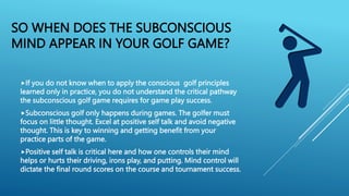 Mind Games in Golf | PPTX