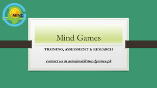 Mind Games Training Programs | PPTX
