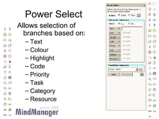 Mindjet MindManager Features | PPT