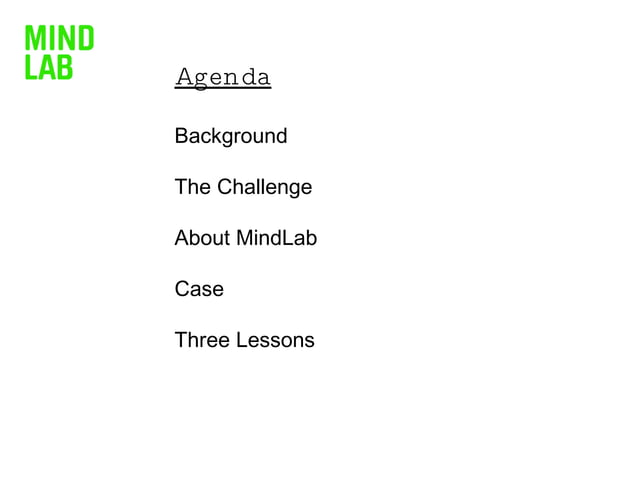 MindLab: Innovation in Government | PPT