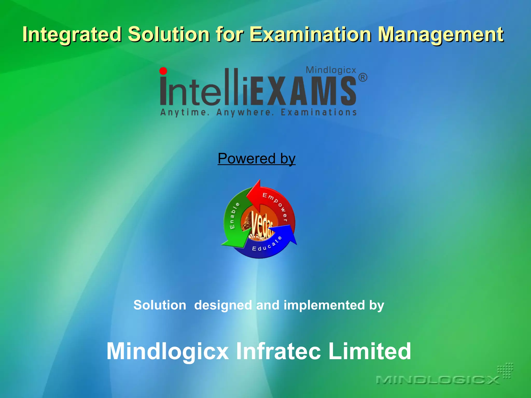 Mindlogicx examination management system | PPT