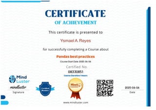 Pandas Best Practices for Data Science Learning | PDF