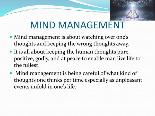 Mind Management & Mind Management Tools and Techniques | PPTX | Dating ...