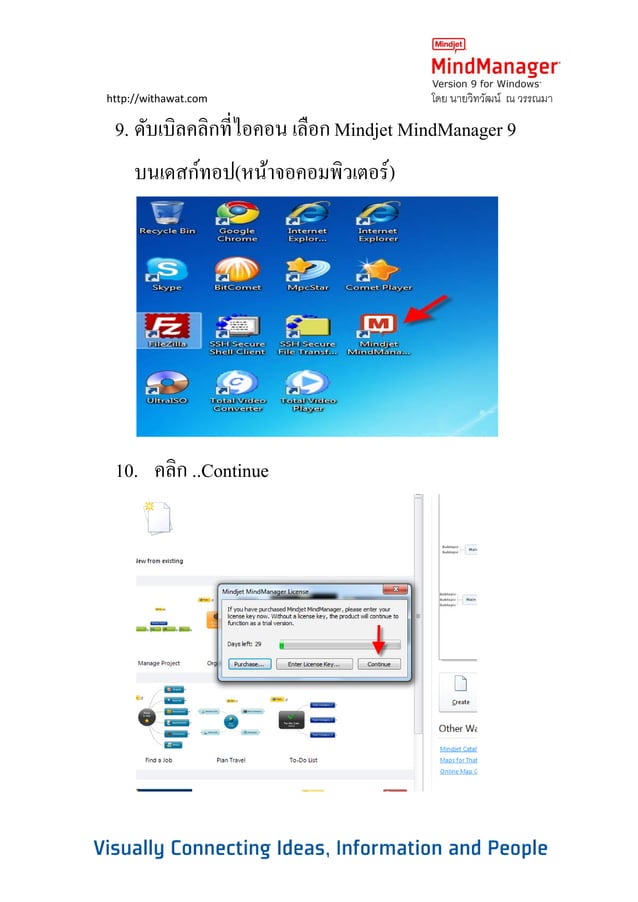 คู่มือการใช้งาน Mind manager 9 | PDF