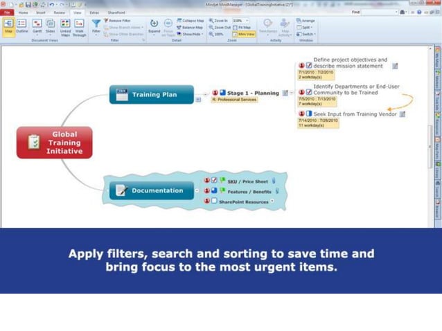 MindManager 9 - zrzuty ekranowe | PPT