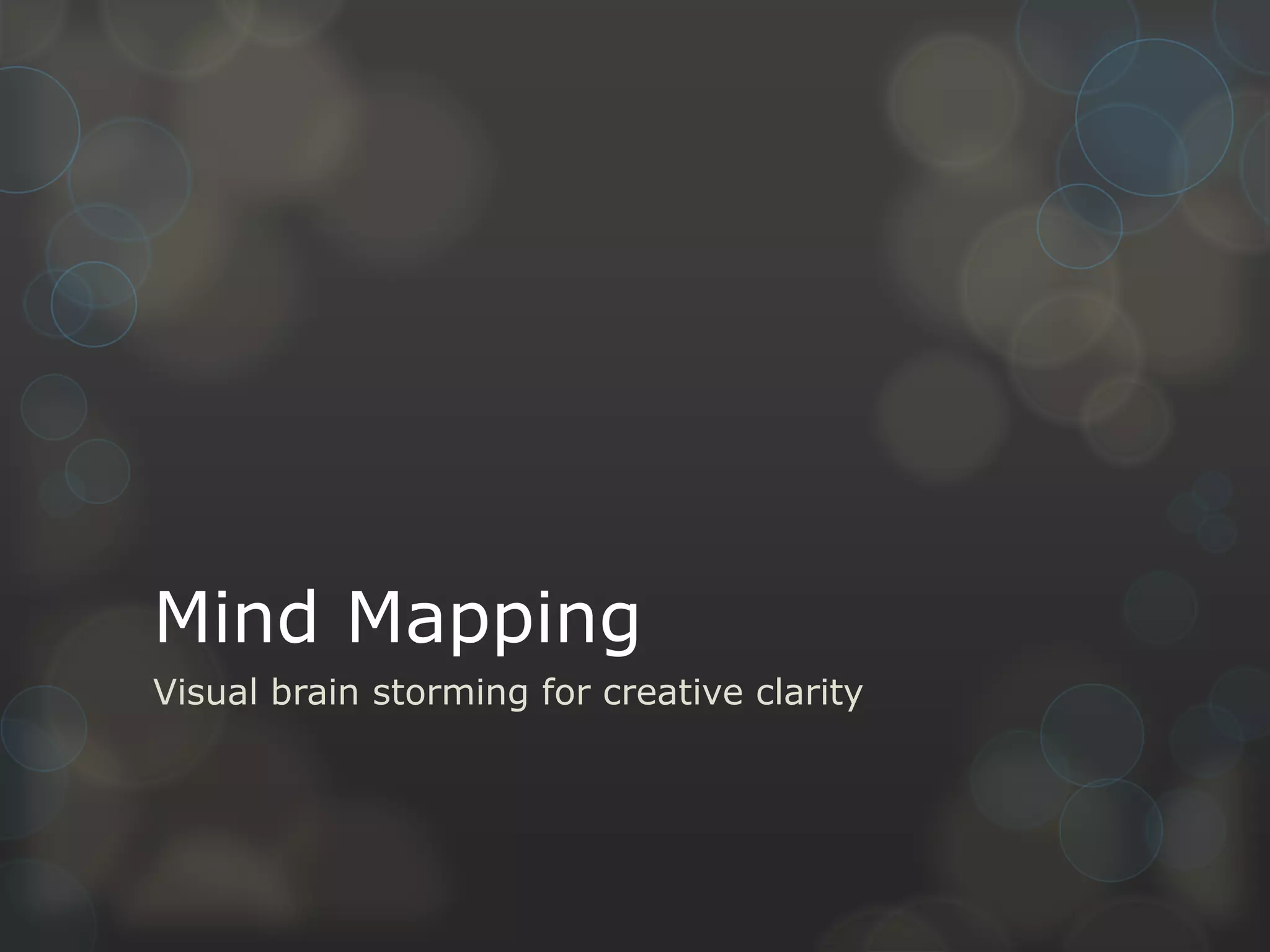 Mindmapping for Ideation | PPT