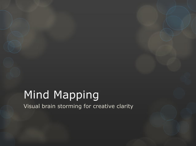 Mindmapping for Ideation | PPT