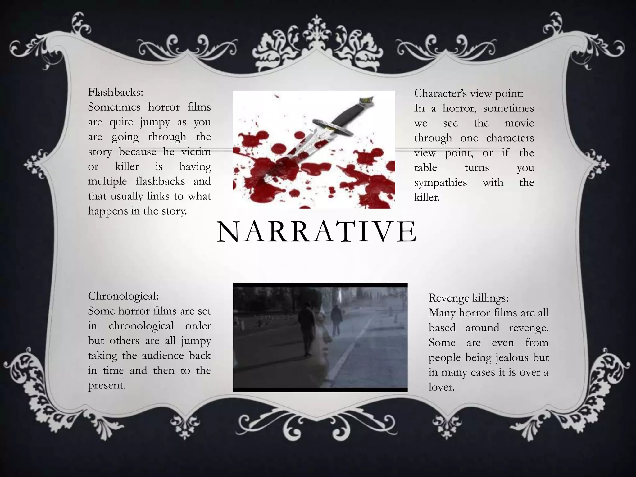 Horror Conventions Mindmap | PPT