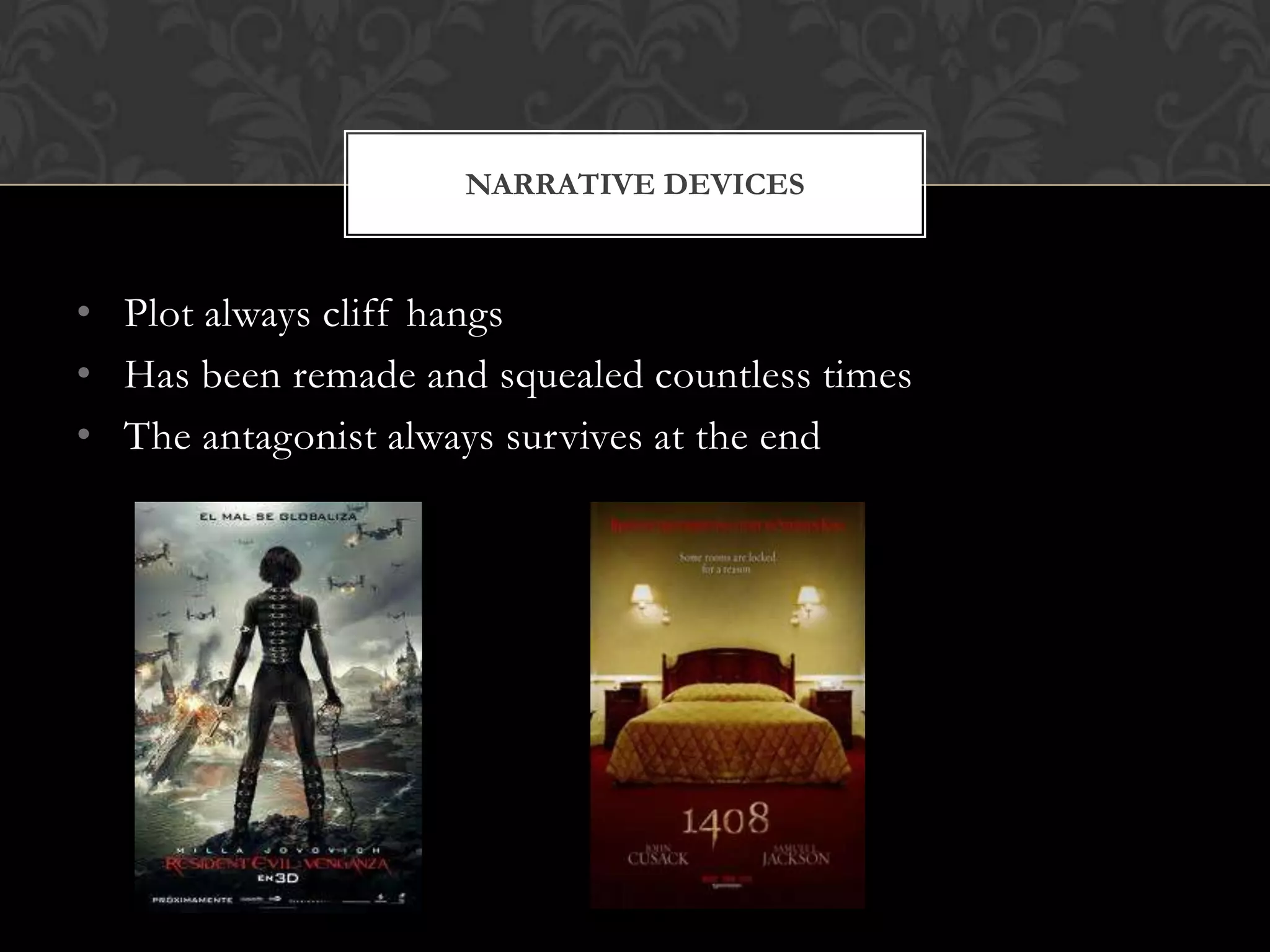 Horror Film Genre Convention | PPTX | Horror | Genres