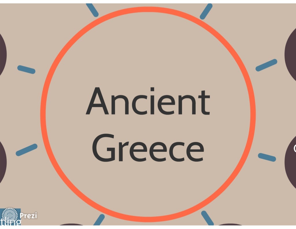 Ancient Greece Mind map