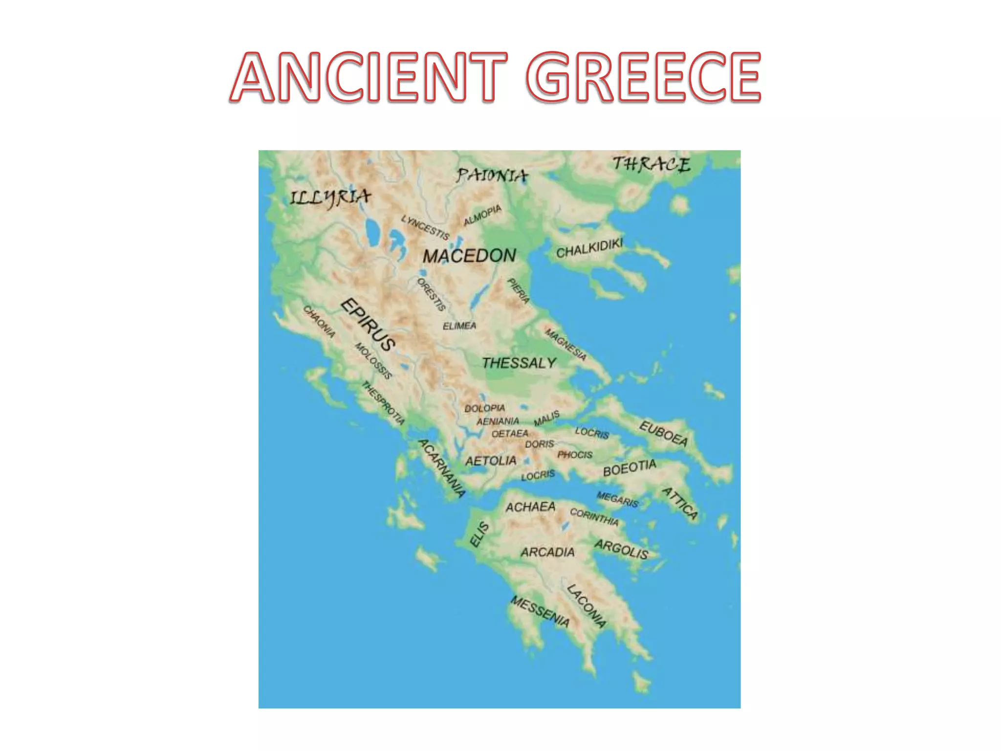 Ancient Greece Mind Map | PPT