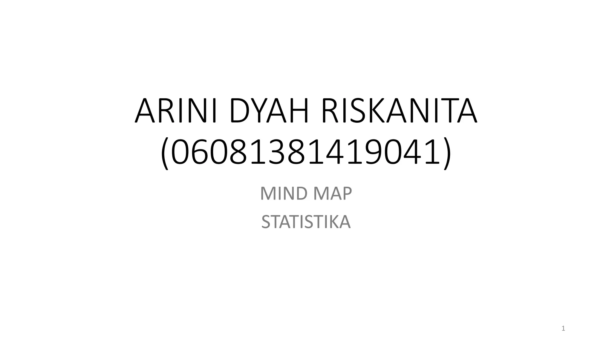 Mind map (Statistika) | PDF