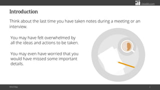 Mind Mapping: A Visual Approach to Organize Ideas and Thoughts | PDF